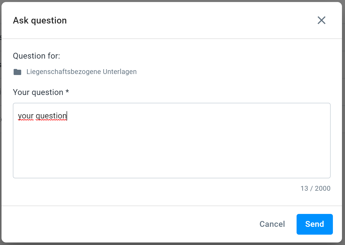 The Q&A Process – The question/answer tool